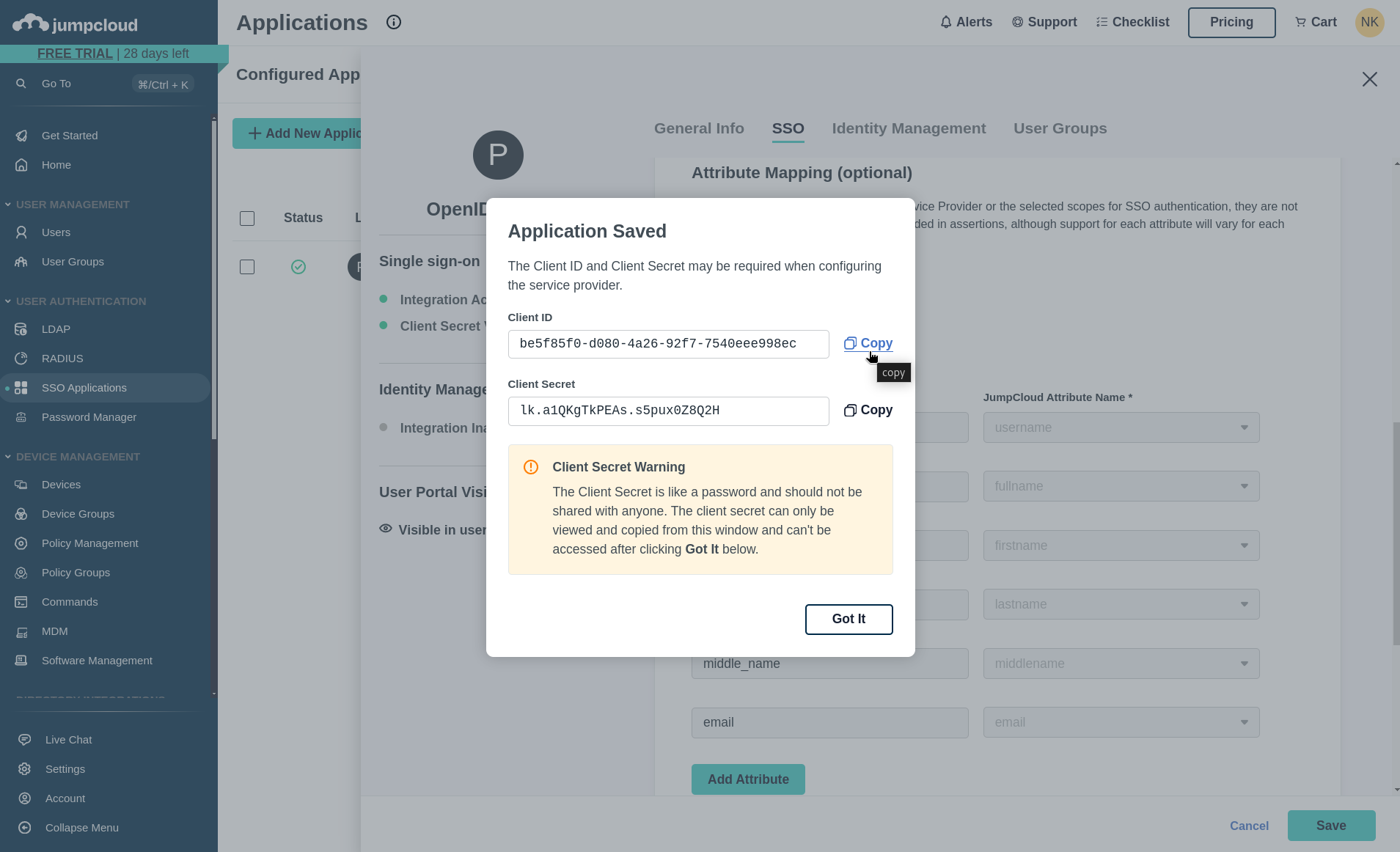 OpenID Connect (OIDC) Single Sign-On (SSO) - Phase Docs