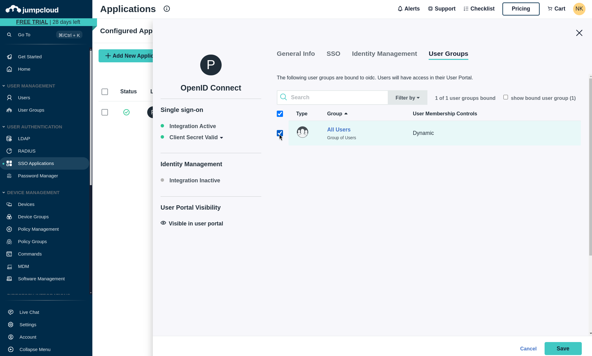 OpenID Connect (OIDC) Single Sign-On (SSO) - Phase Docs