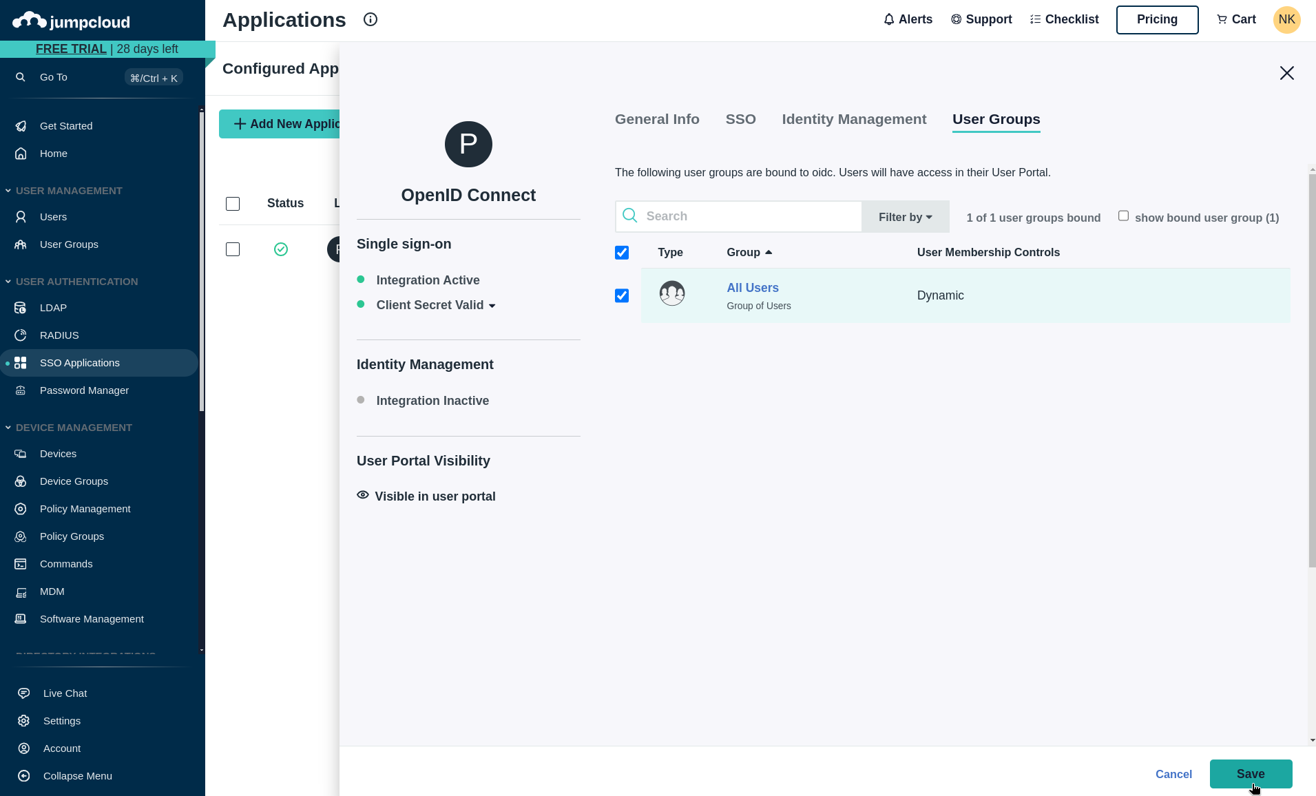 OpenID Connect (OIDC) Single Sign-On (SSO) - Phase Docs