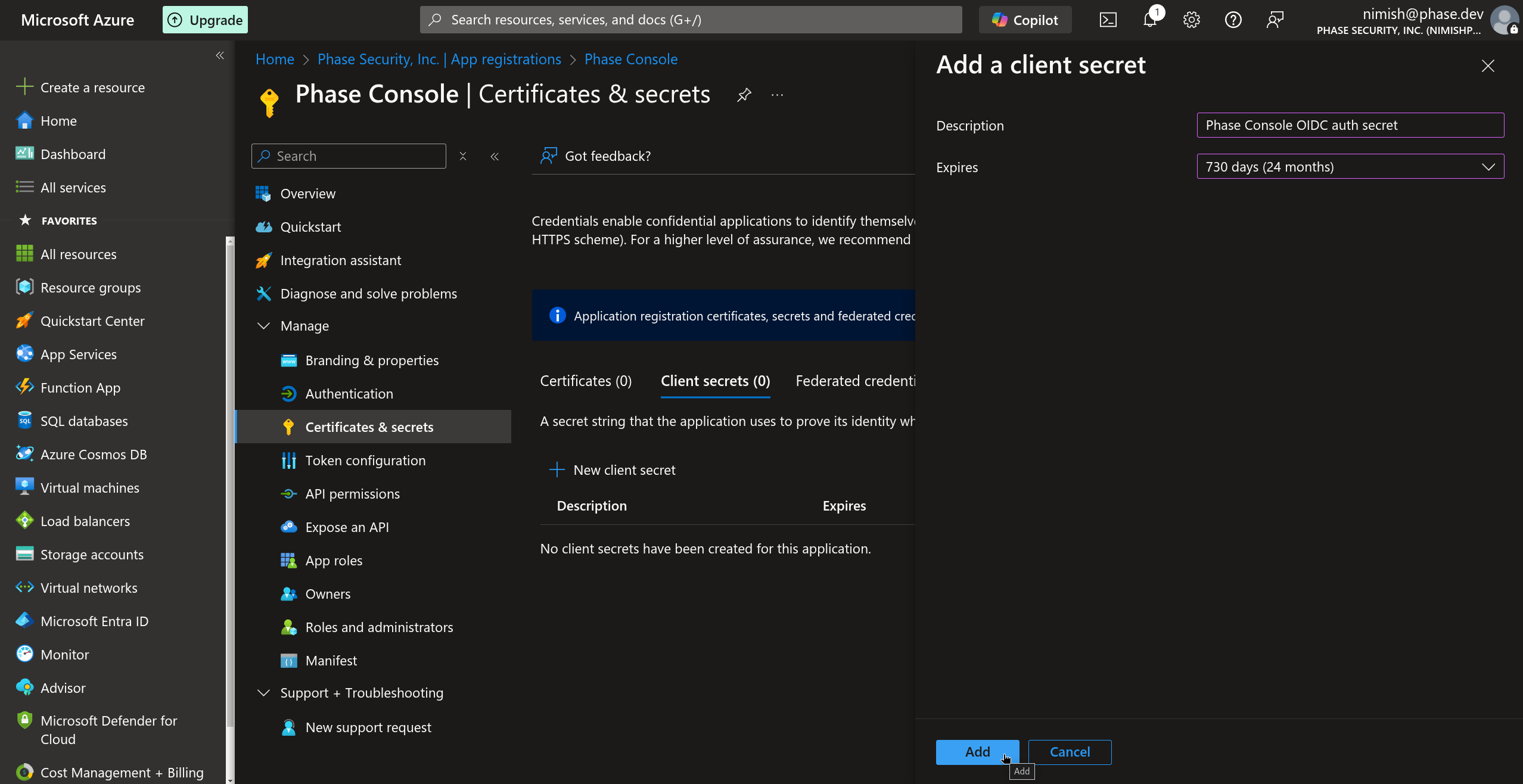 OpenID Connect (OIDC) Single Sign-On (SSO) - Phase Docs