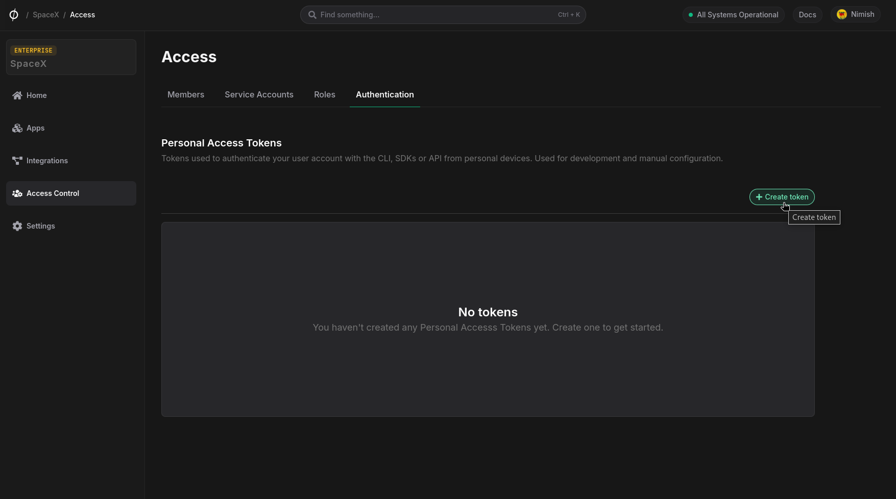 Authentication Tokens - Phase Docs