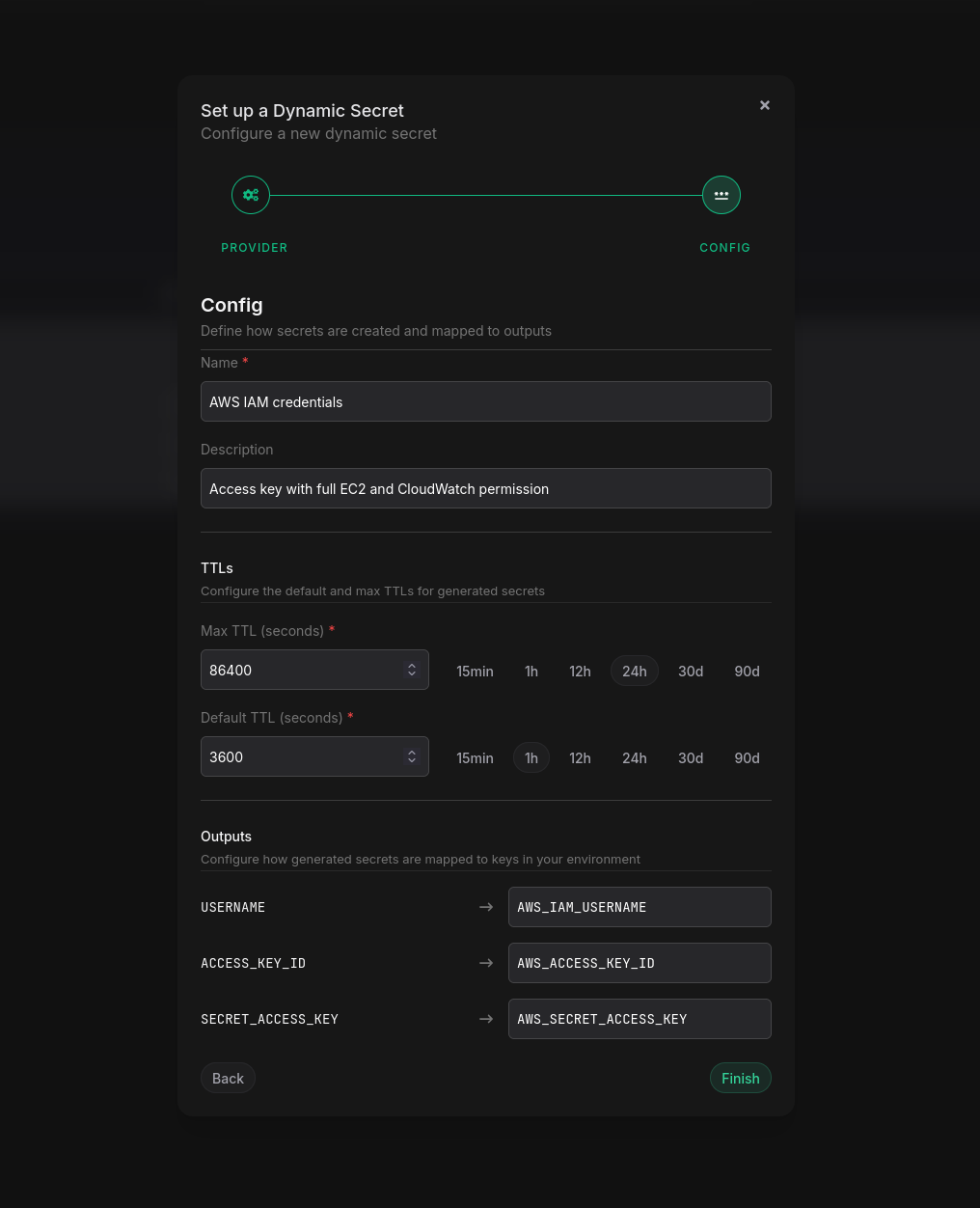 Dynamic Secrets - Phase Docs