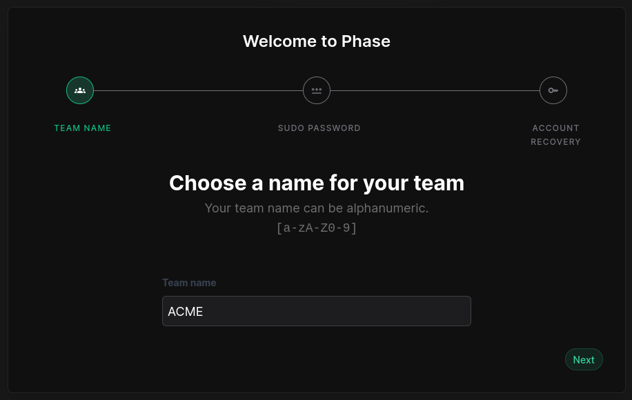 Organisations - Phase Docs