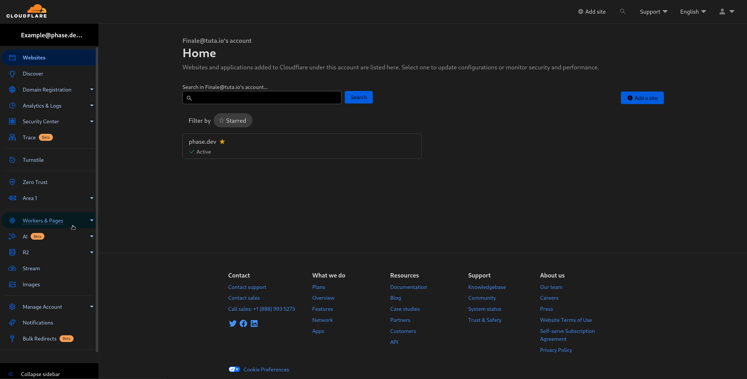 Cloudflare Pages - Phase Docs