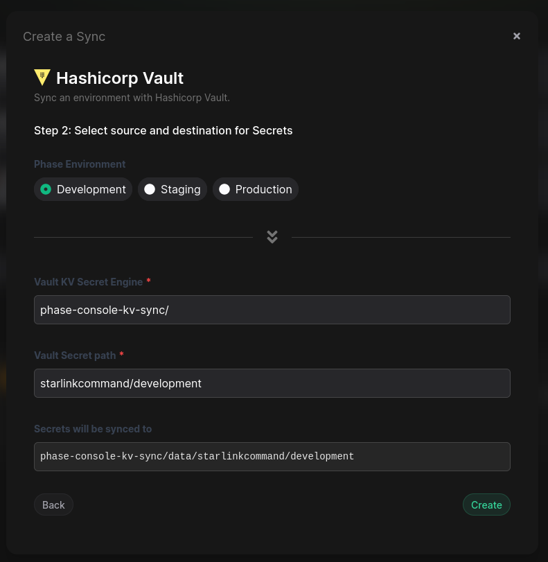 Hashicorp Vault - Phase Docs